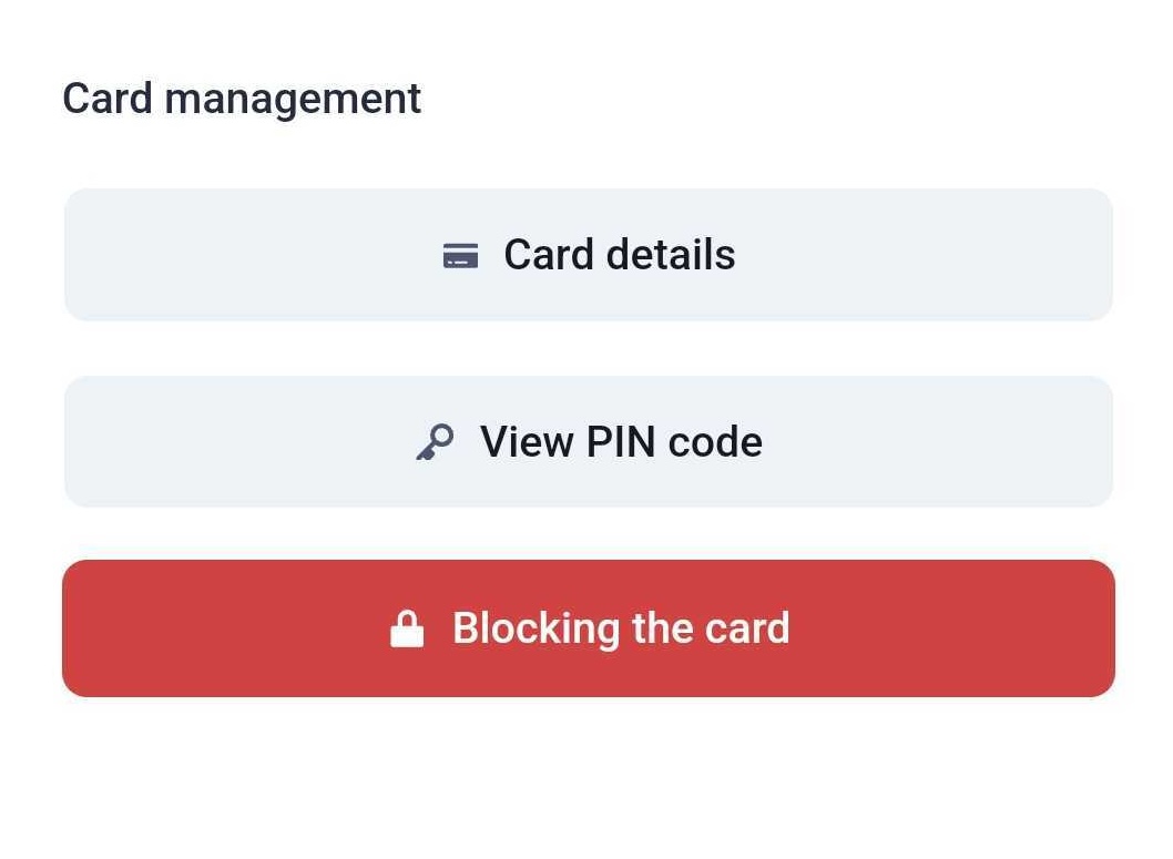 Where can I see the details of my payment card? – MOVE