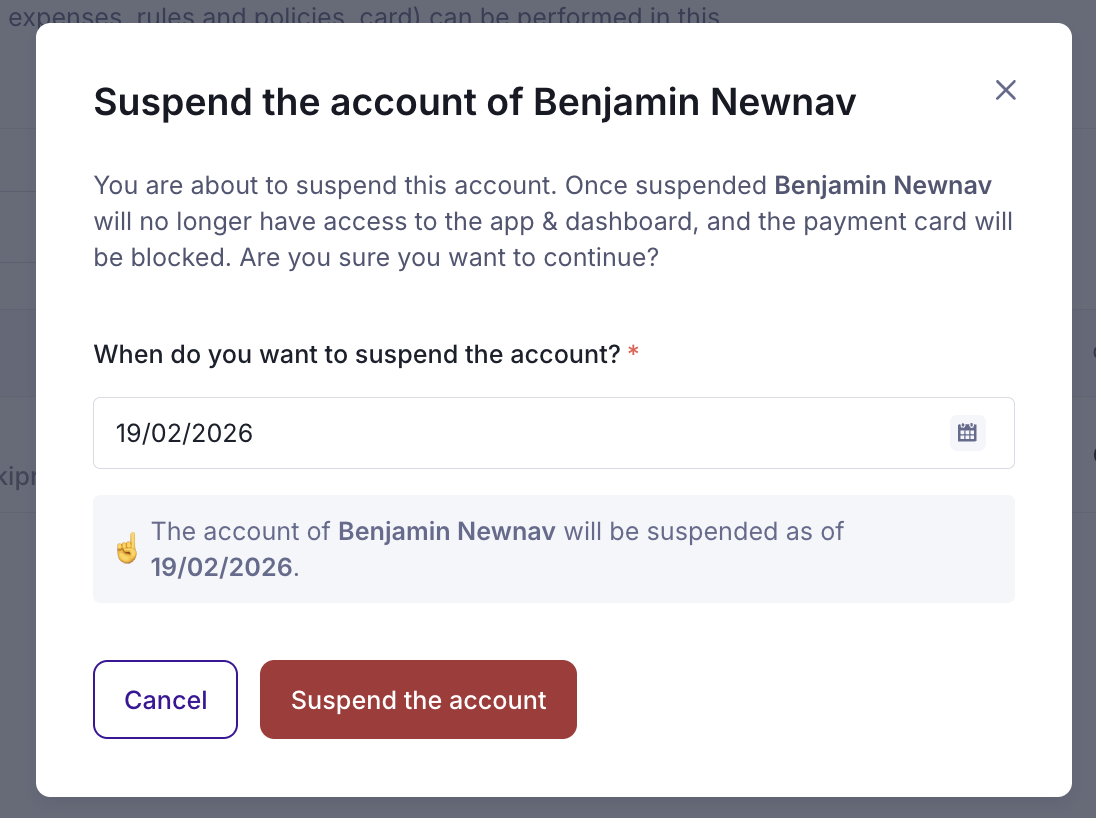 How to suspend an employee? – MOVE